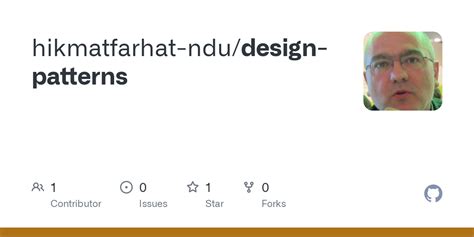 GitHub Hikmatfarhat Ndu Design Patterns