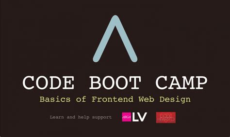 code boot camp basics of frontend web design aiga las vegas chapter