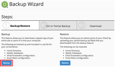 backing up a mysql database liquid web