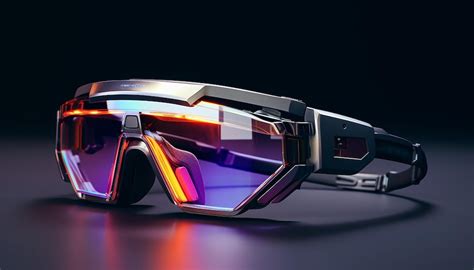 Premium Photo Augmented Reality Futuristic Glasses