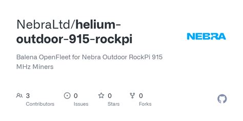 Github Nebraltdhelium Outdoor 915 Rockpi Balena Openfleet For Nebra