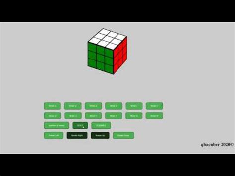 Rubik S Cube In JavaScript HTML CSS D GitHub YouTube