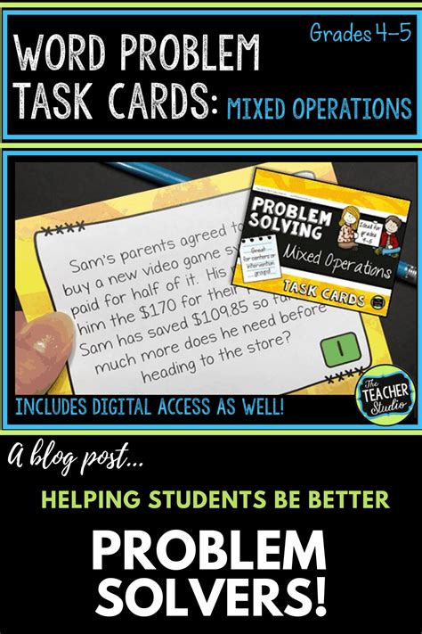 Word Problem Mistake Making All Your Word Problems Match Your Content The Teacher Studio