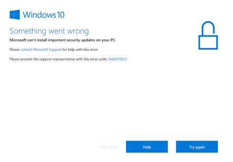 How To Fix Windows Update Error 0x80070652 Bugsfighter