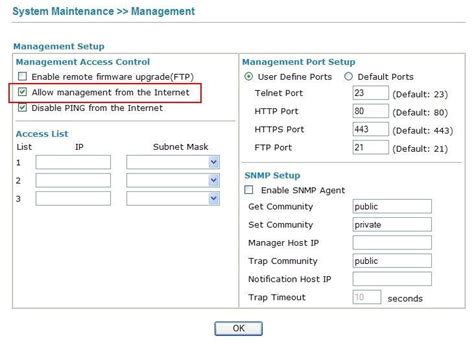 How Can I Configure My Vigor Router From A Remote Location Draytek Faq