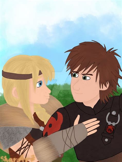 Hiccup And Astrid Httyd By Valkyr E Cain On Deviantart Hiccup And Astrid Httyd Dragon Series