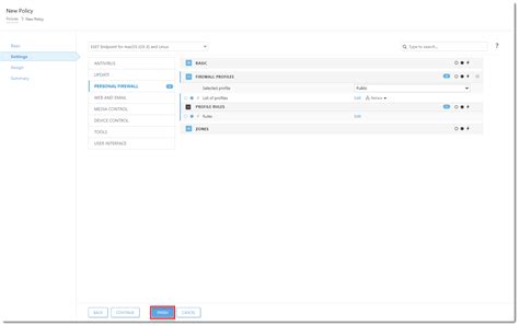 KB Create A Firewall Exception On MacOS Using ESET PROTECT Or ESET PROTECT On Prem