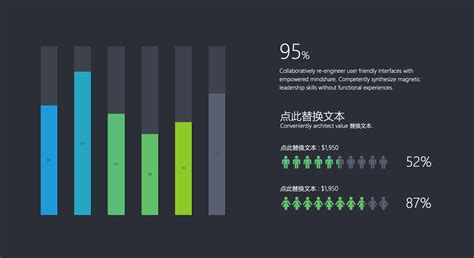 对比簇状条形图ppt素材 疯狂ppt