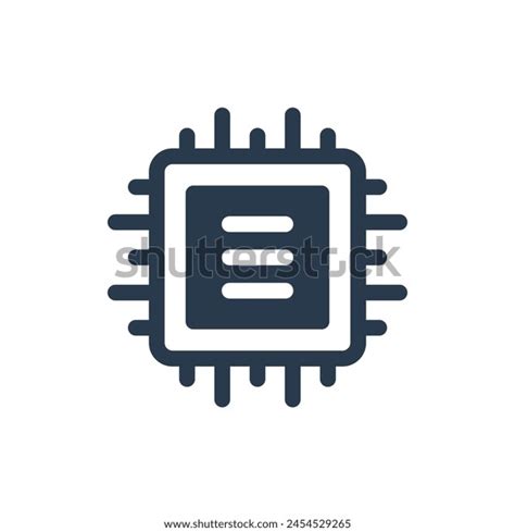 Cpu Central Processing Unit Brain Computer Stock Vector Royalty Free 2454529265 Shutterstock