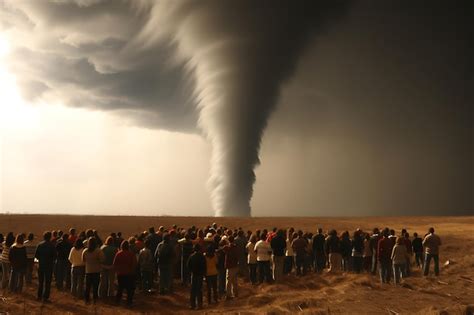 Premium Ai Image Photo Of Community Tornado Drill Or Practice Tornado