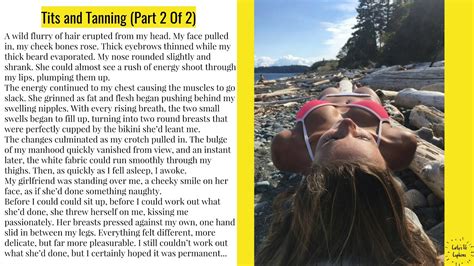 Carlys Captions Multi Part Tg Caption Tits And Tanning