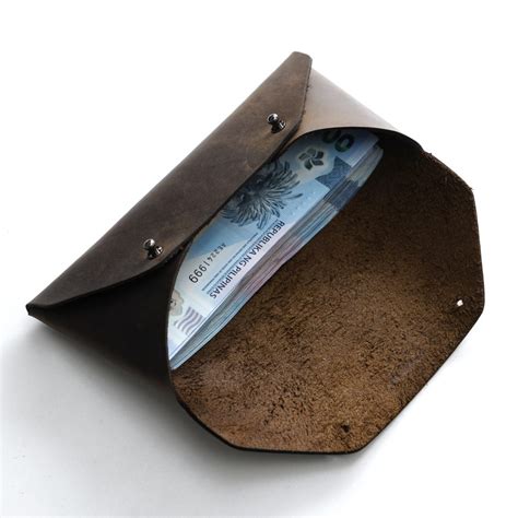 Tin Envelope Clutch Astrid Leather