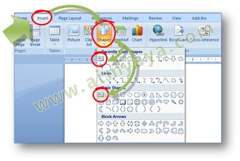Cara Mudah Menyisipkan Text Box Dalam Dokumen Microsoft Word Cara Aimyaya Cara Semua Cara