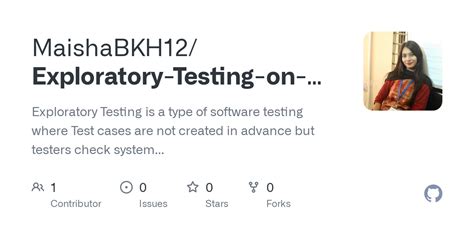 GitHub MaishaBKH12 Exploratory Testing On Sololearn App Exploratory Testing Is A Type Of