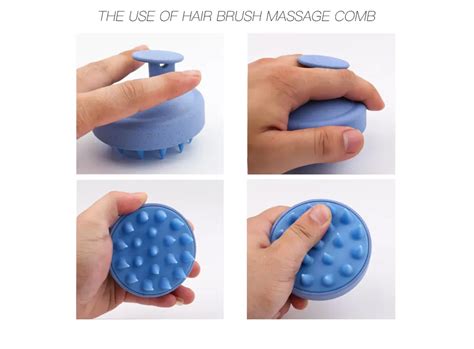 Scalp Massager Brush For Hair Care Gentle Scalp Scrubber Exfoliator Dandruff Scrub Away