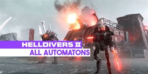 All Automatons Helldivers 2