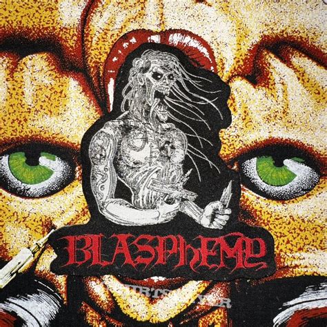 Blasphemy Laser Cut Patch Tshirtslayer Tshirt And Battlejacket Gallery