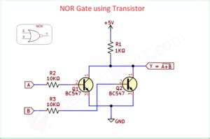 Design Logic Gates Using Transistors
