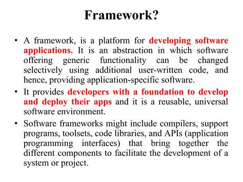 Intro To Framework Pptx