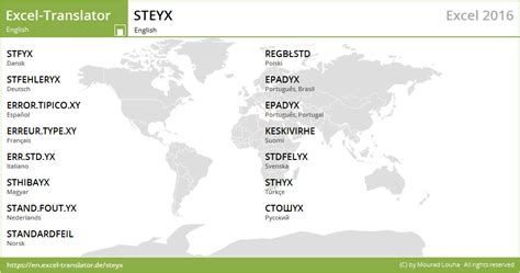 steyx excel translator