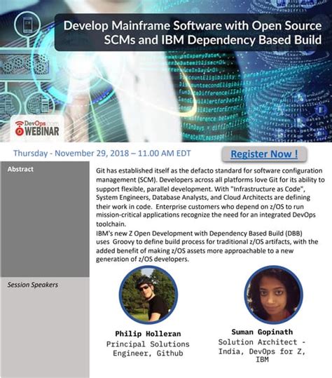Webcast Develop Mainframe Software With Open Source Scms And Ibm Dependency Based Build Pdf