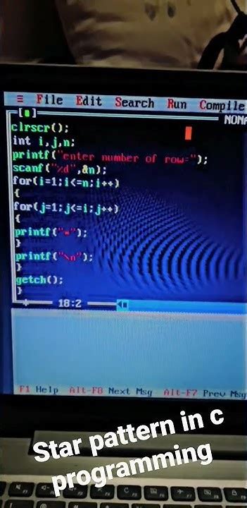 Star Pattern In C Programming Cprogramming Coder