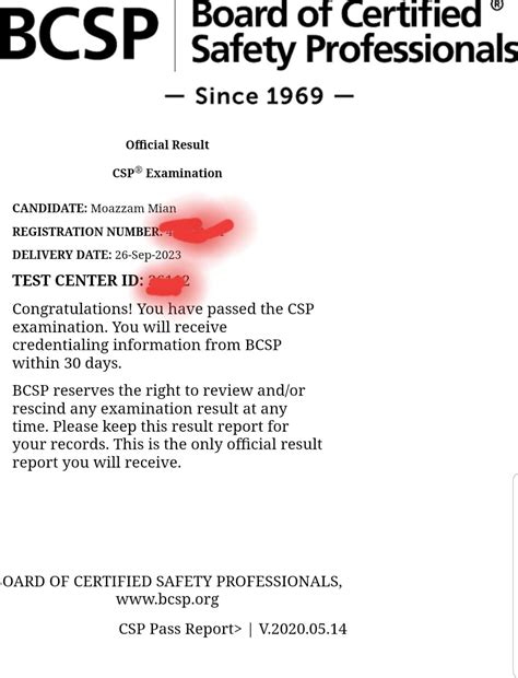 By The Grace Of Almighty Passed The Bcsp Csp Exam Yesterday Special… Moazzam Naqeeb Csp® 19