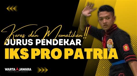 Bersumber Dari Kung Fu Jurus Pendekar Iks Pro Patria Warta Jawara