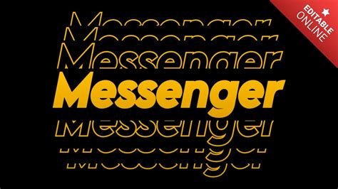 Messenger Text Effect Generator