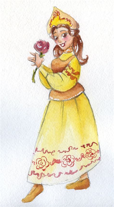 Дисней Принцессы в сарафанах и кокошниках