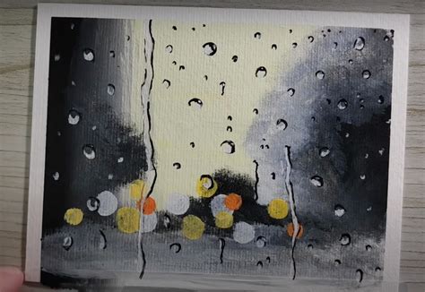 16 Easy Drawing Raindrops Turotials Pencils Oil Pastels Acrylic And