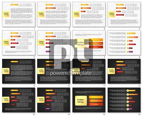 problem solving stages presentation template presentation template