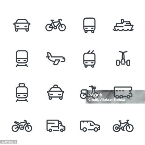 흰색 자동차 기차 비행기 밴 자전거 오토바이 버스 택시 트롤리 버스 지하철 대중 교통 항공 및 관광객에 대한 스톡 벡터 아트 및 기타 이미지 Istock