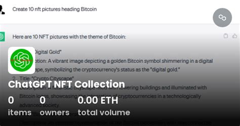 Chatgpt Nft Collection Collection Opensea