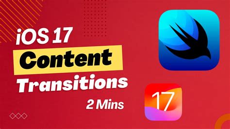 Ios 17 Contenttransition Effects In 2 Mins Xcode 15 Youtube