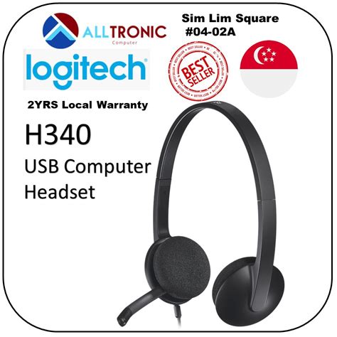 Logitech H Usb Computer Headset Shopee Singapore