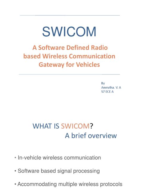 Swicom Pdf