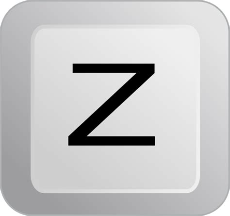 = Keyboard Button Z Clip Art at Clker.com - vector clip art online ...