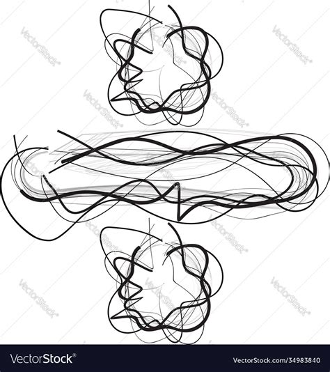 Abstract Doodle Symbol Royalty Free Vector Image