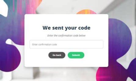 OTP Verfication Html Template With SVG Bubble Animation Css Transition