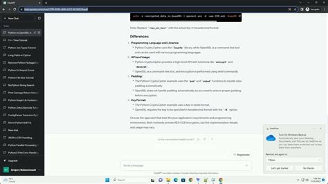 Aes Ecb Encryption Difference Between Python Crypto Cipher And Openssl Youtube