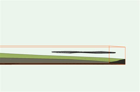 a hardscape that mimics the existing site model surface site design