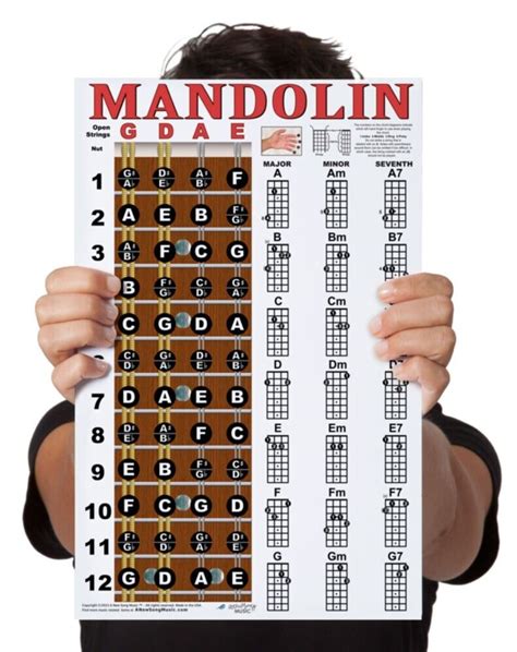 Mandolin Pentatonic Scales Chart