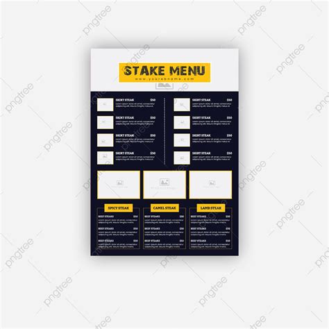 패스트푸드 메뉴 템플릿 Psd 다운로드 디자인 자료 다운로드