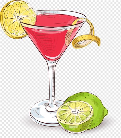유리 칵테일 일러스트 코스모 폴리탄 칵테일 마가리타 마티니 보드카 칵테일 글라스 유리 와인 유리 식품 Png Pngwing