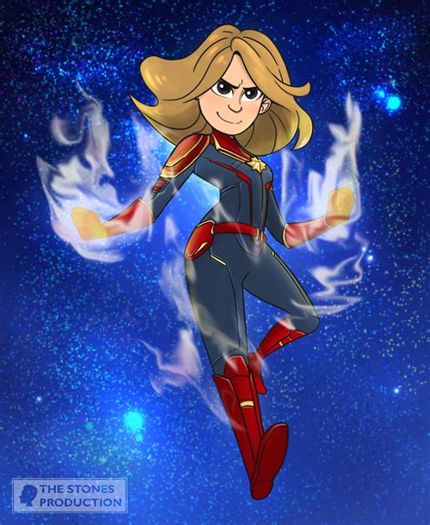 Artstation Fan Art Captain Marvel 2019