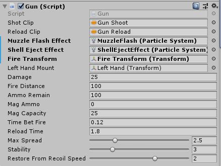 Unity Chapter 좀비 TPS 게임 만들기 Gun 평생 공부 블로그 Today I Learned