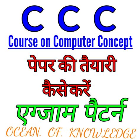Ccc Exam Pattern Nielit