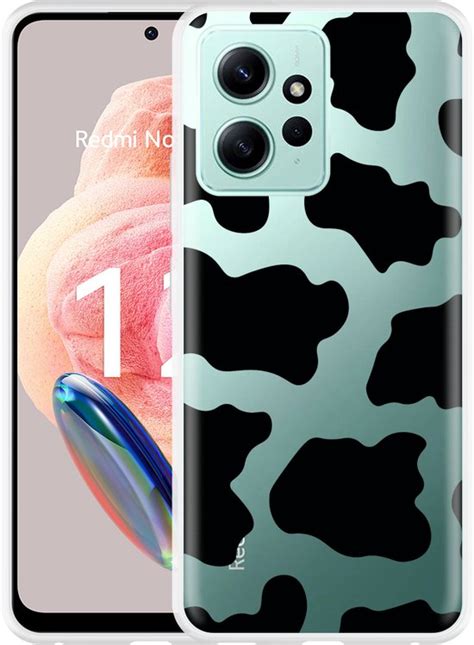 Cazy Hoesje Geschikt Voor Xiaomi Redmi Note 12 4G Koeienvlekken Bol