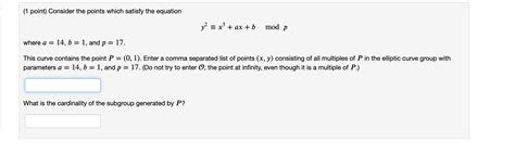 The Answer Above Is NOT Correct Point Consider Chegg